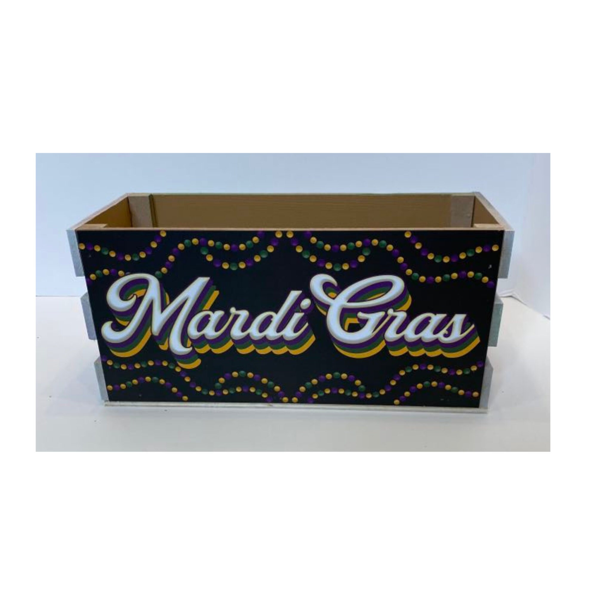 Mardi Gras Box, Festive Multi-use Organizer in Traditional Purple ...