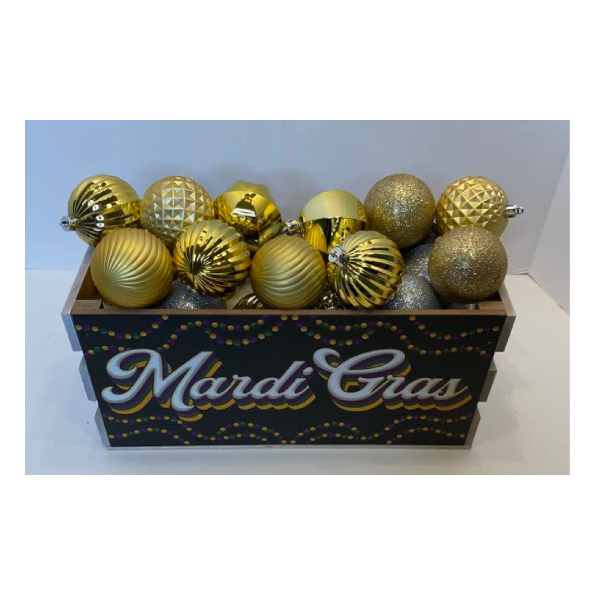 Mardi Gras Box, Festive Multi-use Organizer in Traditional Purple ...