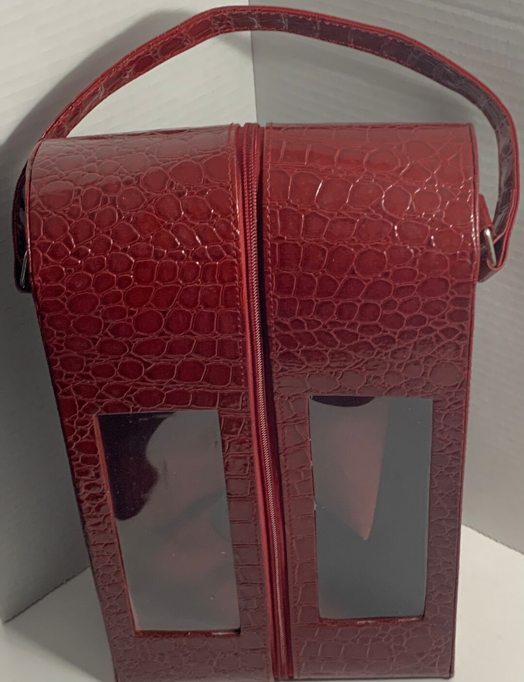 Vintage Red Shoe Carrying Case - Etsy