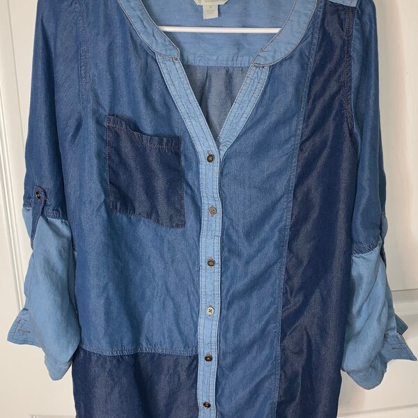 Blue Jean Shirt - Etsy