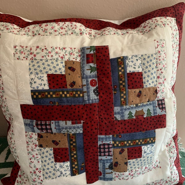 Log Pillow - Etsy