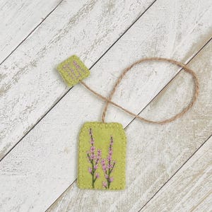 Felt Tea Bag Bookmark Felt Appliqué and Embroidery Digital PDF Pattern ...