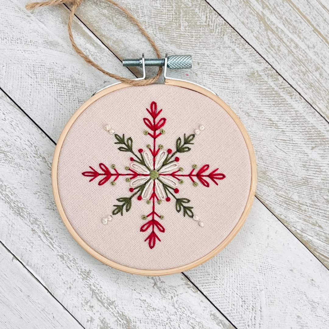 Easy Holiday Snowflake Christmas Ornament Digital PDF Pattern Beginner ...