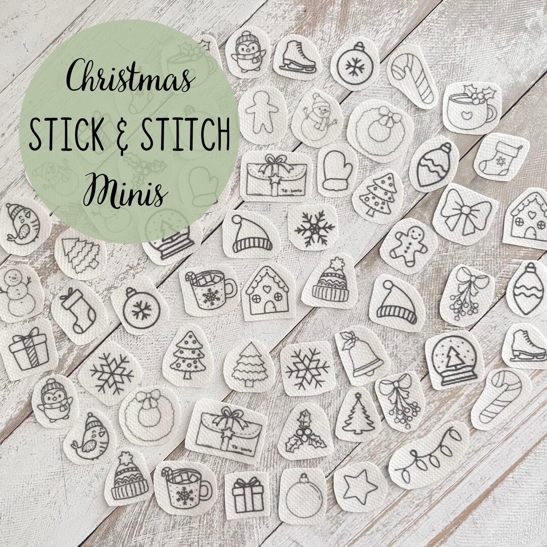 Mini Christmas Stick & Stitch Embroidery Designs: 60 Tiny Patterns ...
