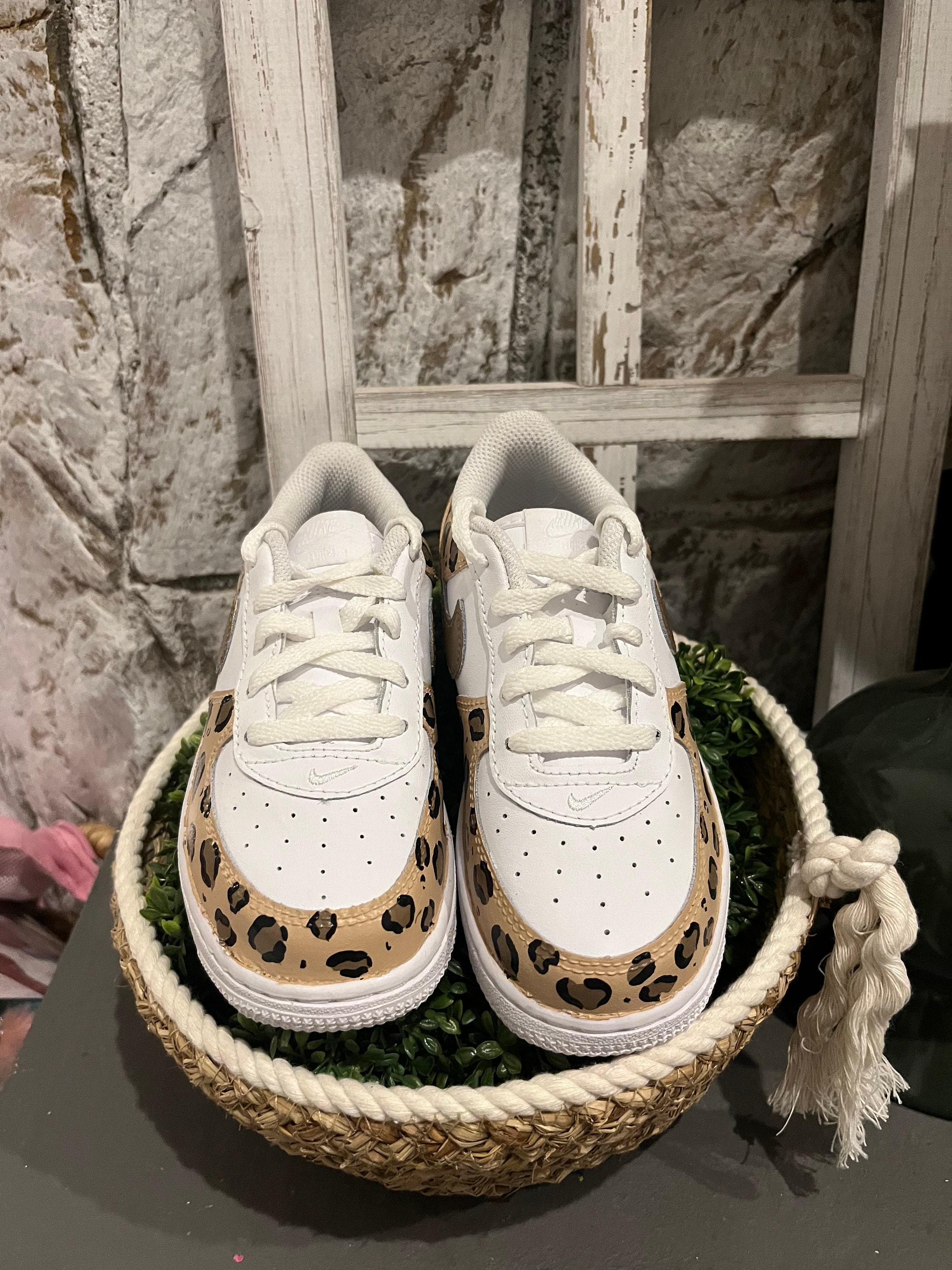 Leopard Air Force 1 / Custom Shoe / Toddler / Baby / Kid / AF1 - Etsy
