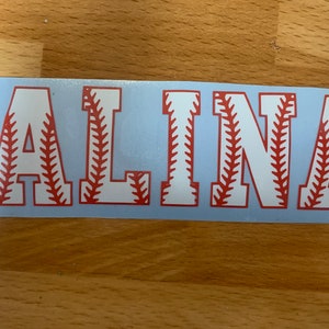 Baseball Helmet Decal, Personalized, Baseball Sticker, Name Helmet ...