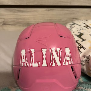 Baseball Helmet Decal, Personalized, Baseball Sticker, Name Helmet ...