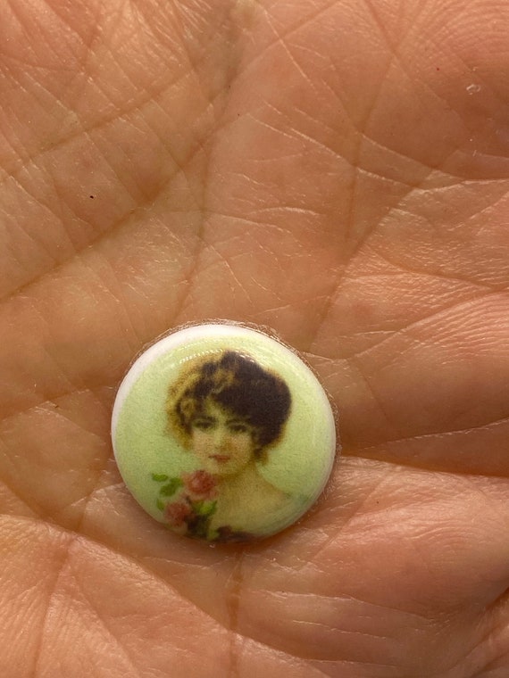 Printed Cabochon victorian Beauty Acrylic 10 Pieces per | Etsy