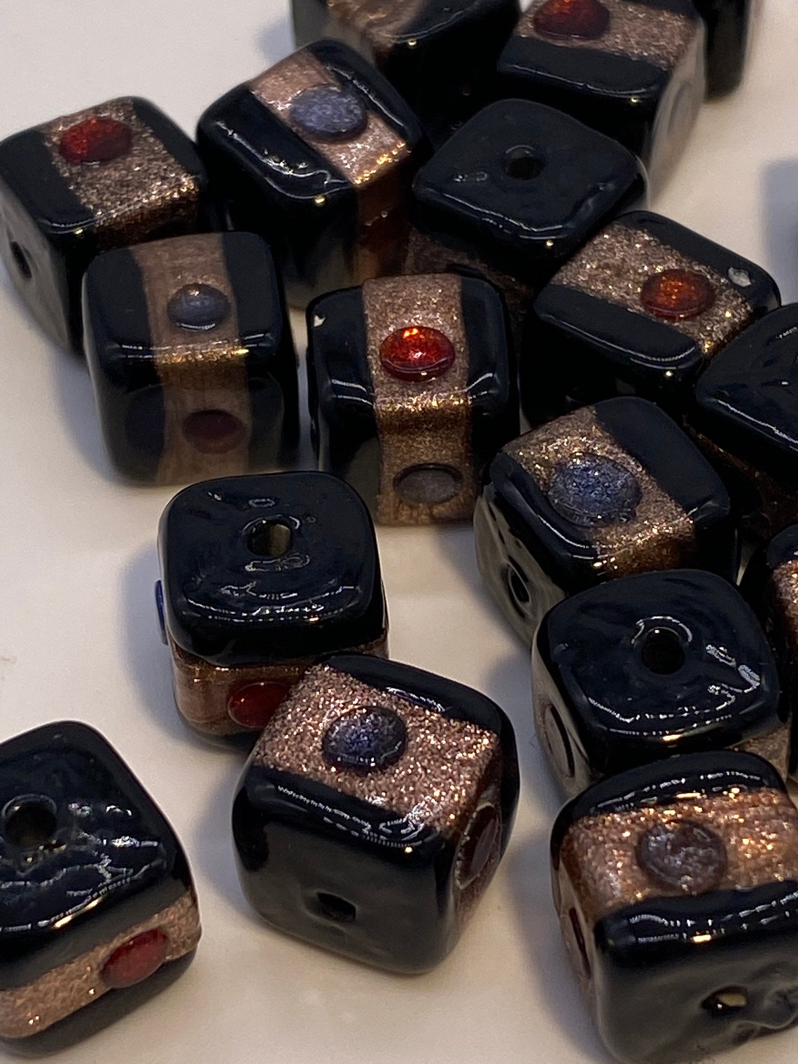 Vintage Glass Beads From Venice Italy 1980's 30 - Etsy