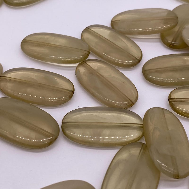 Oval Plastic Beads - Etsy