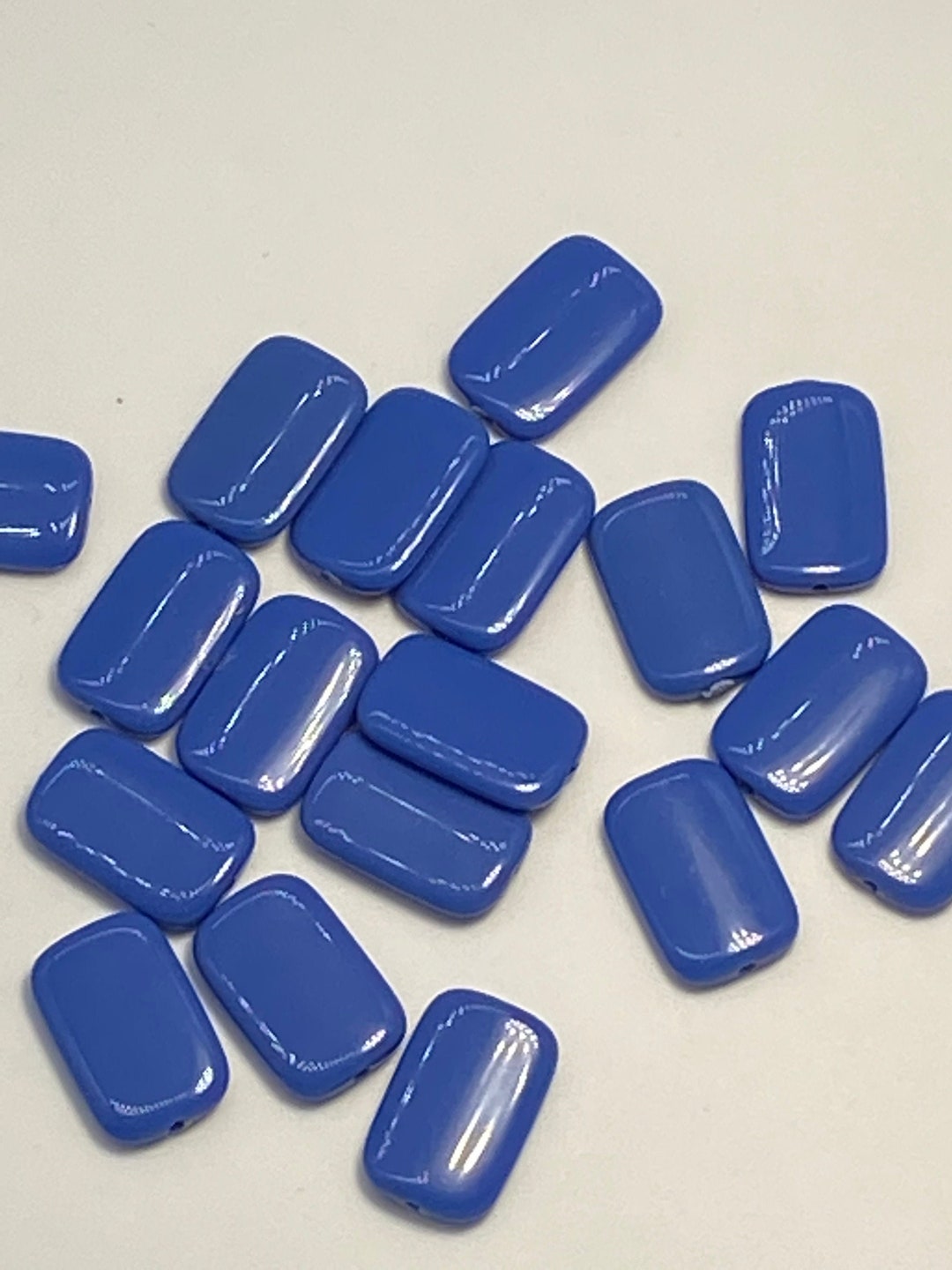 Smooth Flat Shiny Opaque Rectangle Beads (20 Pieces per Price) - Etsy