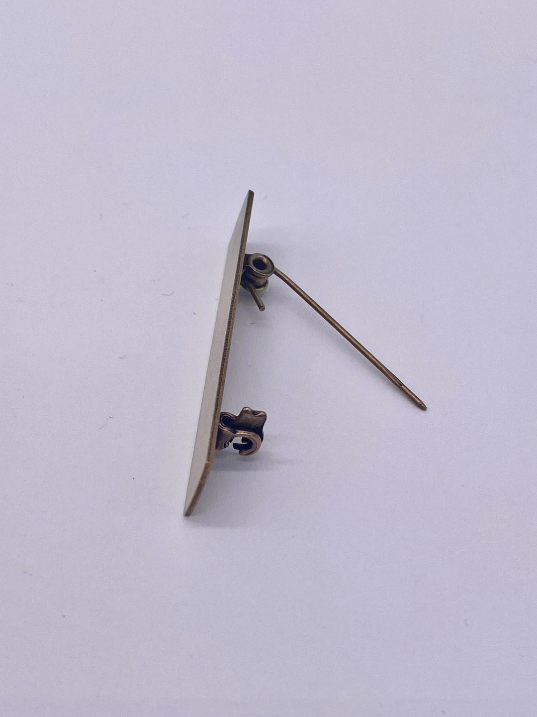 Large Brass Brooch Pin With Flat Base. 45mm ( 10 Pieces per Price ) - Etsy
