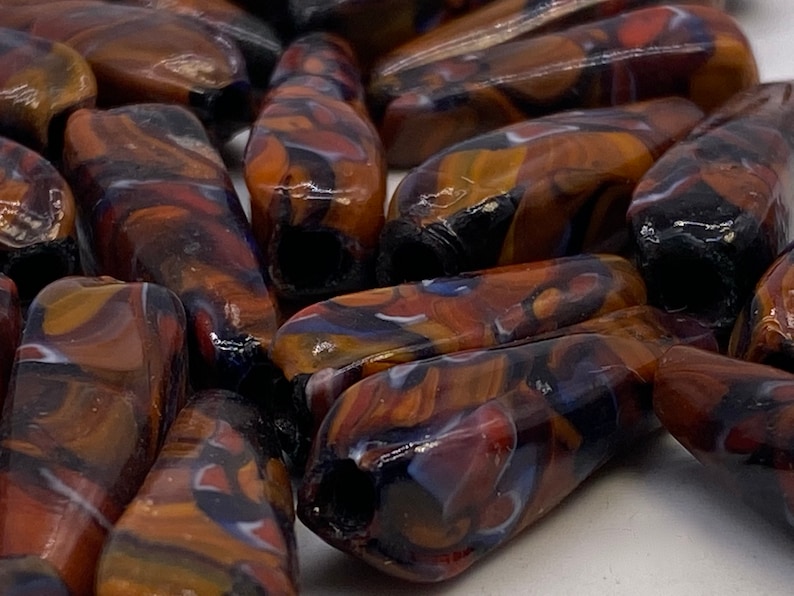 Unique Hand Made Glass Beads From India. (20 Peices per Price) - Etsy