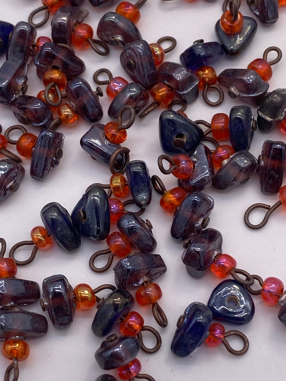 Glass Triangle Eye Pin Drop Components. (40 Pieces per Price) - Etsy