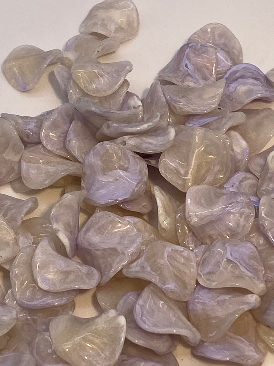 Pastic Leaf Beads From Italy. (30 Pieces per Price) - Etsy