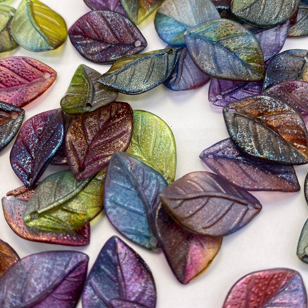 Leaf Beads - Etsy