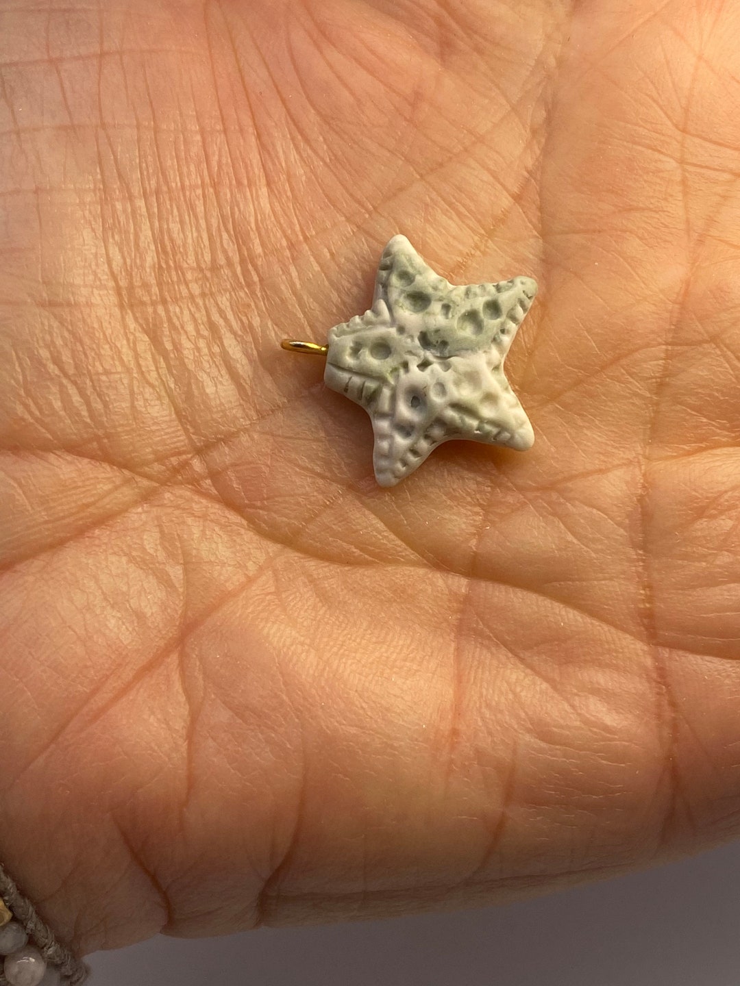 Hand Made Ceramic Starfish Charm. ( 2 Pieces per Price) - Etsy
