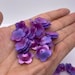 Hand Painted Periwinkle Flower Beads From Our Studio. (16mm) Periwinkle ...
