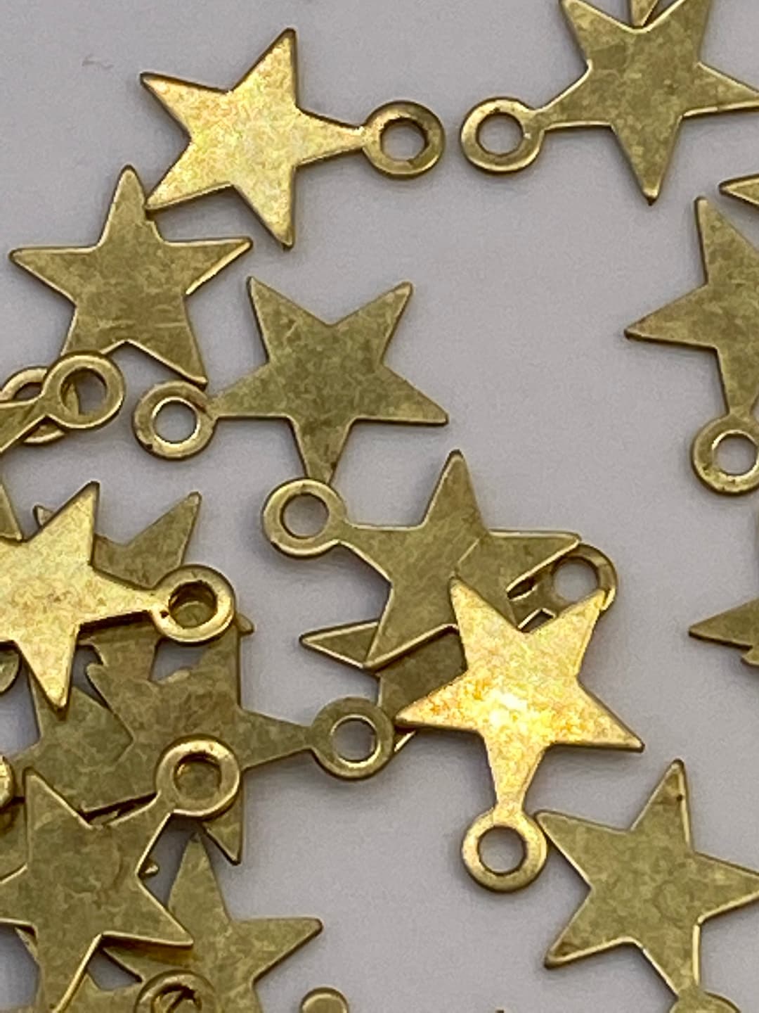 Small Delicate Brass Stars. (60 Peices per Price) - Etsy