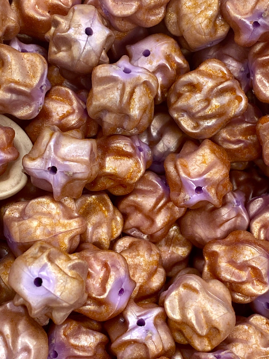 Large Chunky Vintage Popcorn Style Beads From the 1950's. 17.5mm (20 ...