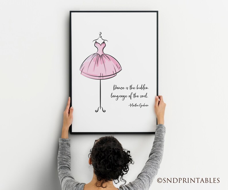 Dance is the Hidden Language of the Soul Inspirational Quote - Etsy