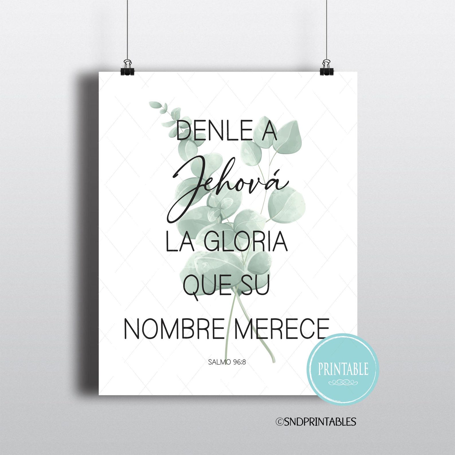 2025 JW Year Text Spanish - Denle a Jehova La Gloria Que Su Nombre ...