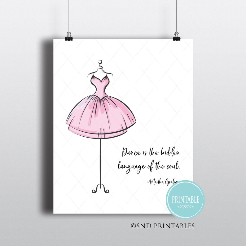 Dance is the Hidden Language of the Soul Inspirational Quote - Etsy