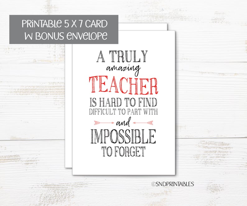 A Truly Amazing Teacher is Hard to Find Difficult to Part With and ...