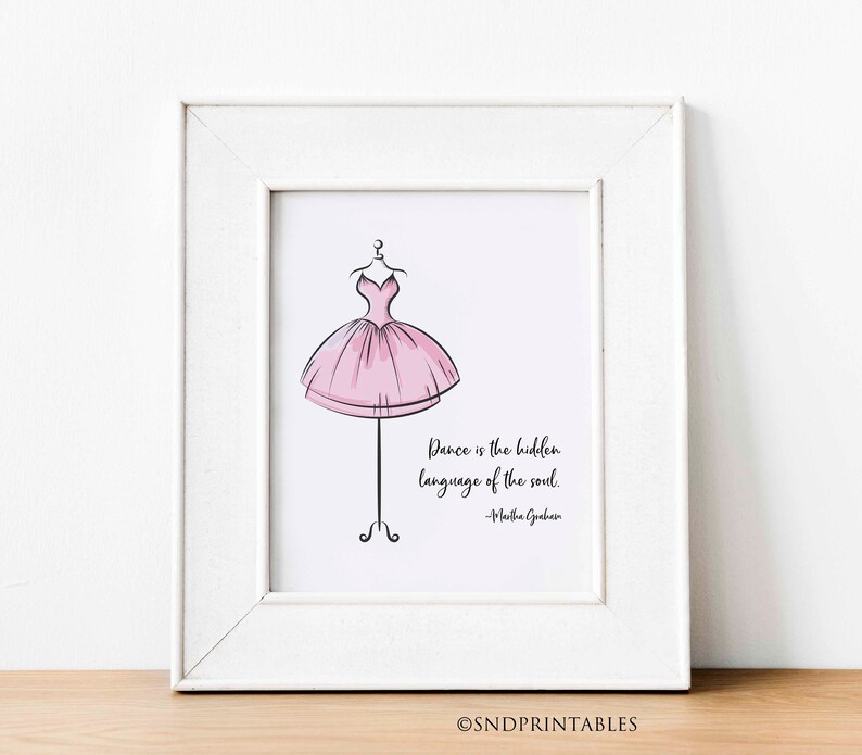 Dance is the Hidden Language of the Soul Inspirational Quote - Etsy