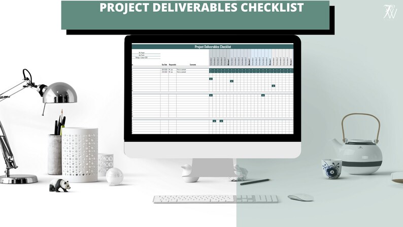 Project Deliverables Checklist | Digital Planner Milestone Checklist ...