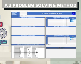 Problem Solving Template Excel