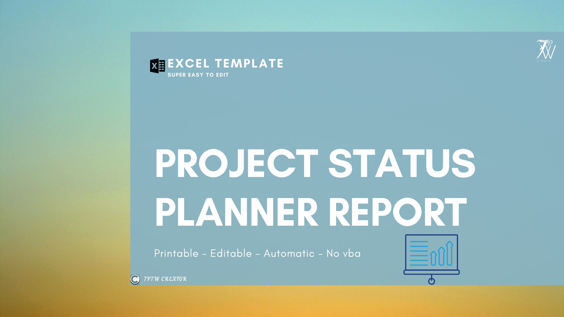 Project Status Planner Report A4 | Digital Planner Report Printable ...