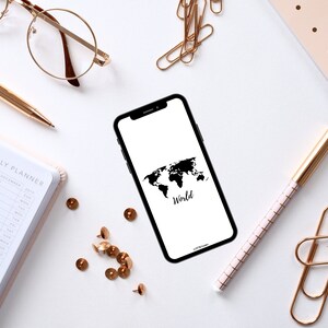 Instagram European Travel Map Highlight Covers - Etsy.de
