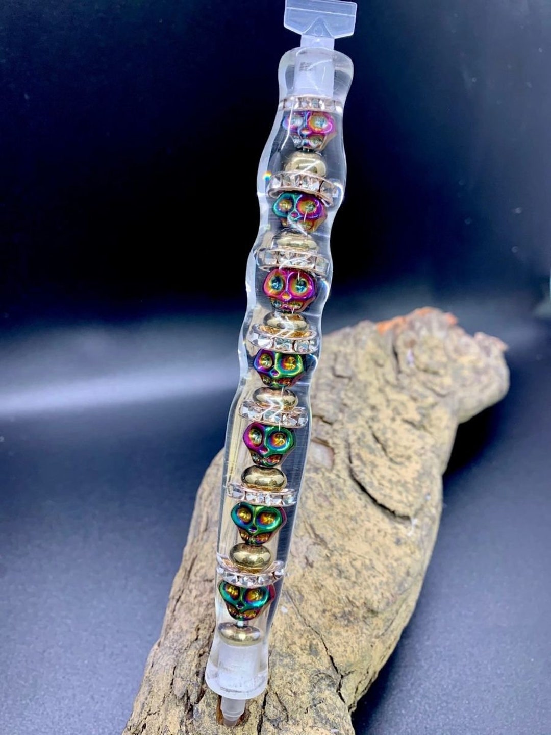 Bead-casted Rainbow Skulls and Rhinestones Diamond Painting Pen - Etsy