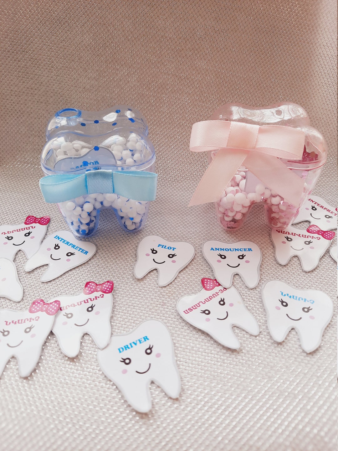 First Tooth Favor, Personalized Party Favor, Professions, Birthday ...