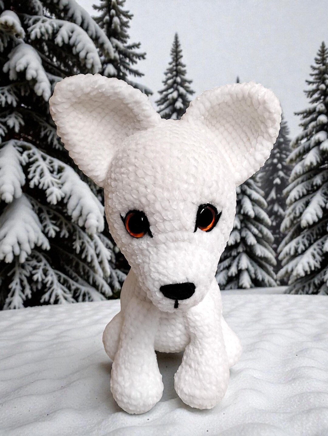 Crochet Arctic Fox - Etsy