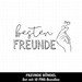 German Best Friends BFF Png Files, 10 Beste Freundin Schwester Png ...