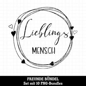 German Best Friends BFF Png Files, 10 Beste Freundin Schwester Png ...