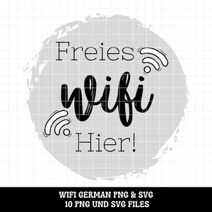 German Wifi Internet Png Svg Files, 10 Wi-fi Png Bünde Datei Für Hotel ...