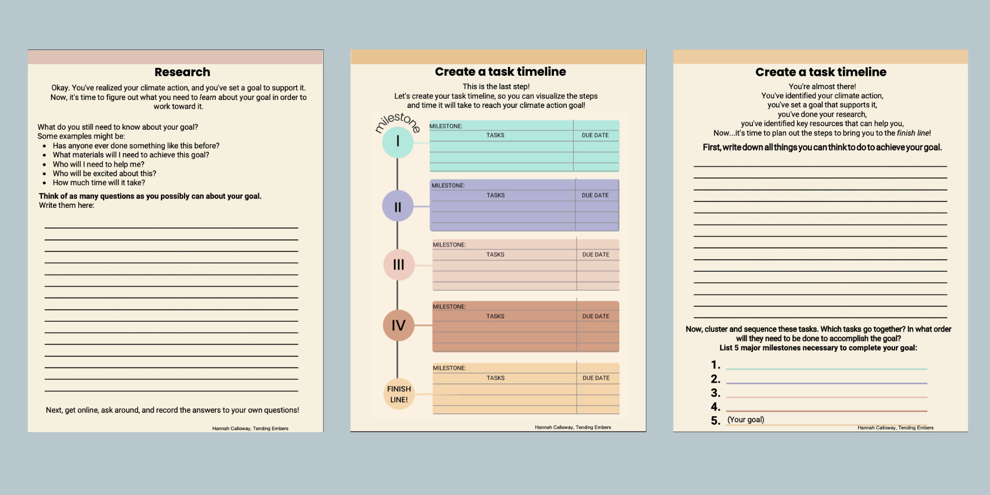 DIGITAL Climate Action Plan Guide | PRINTABLE | FILLABLE | Action Planning Guide | Teen Action ...