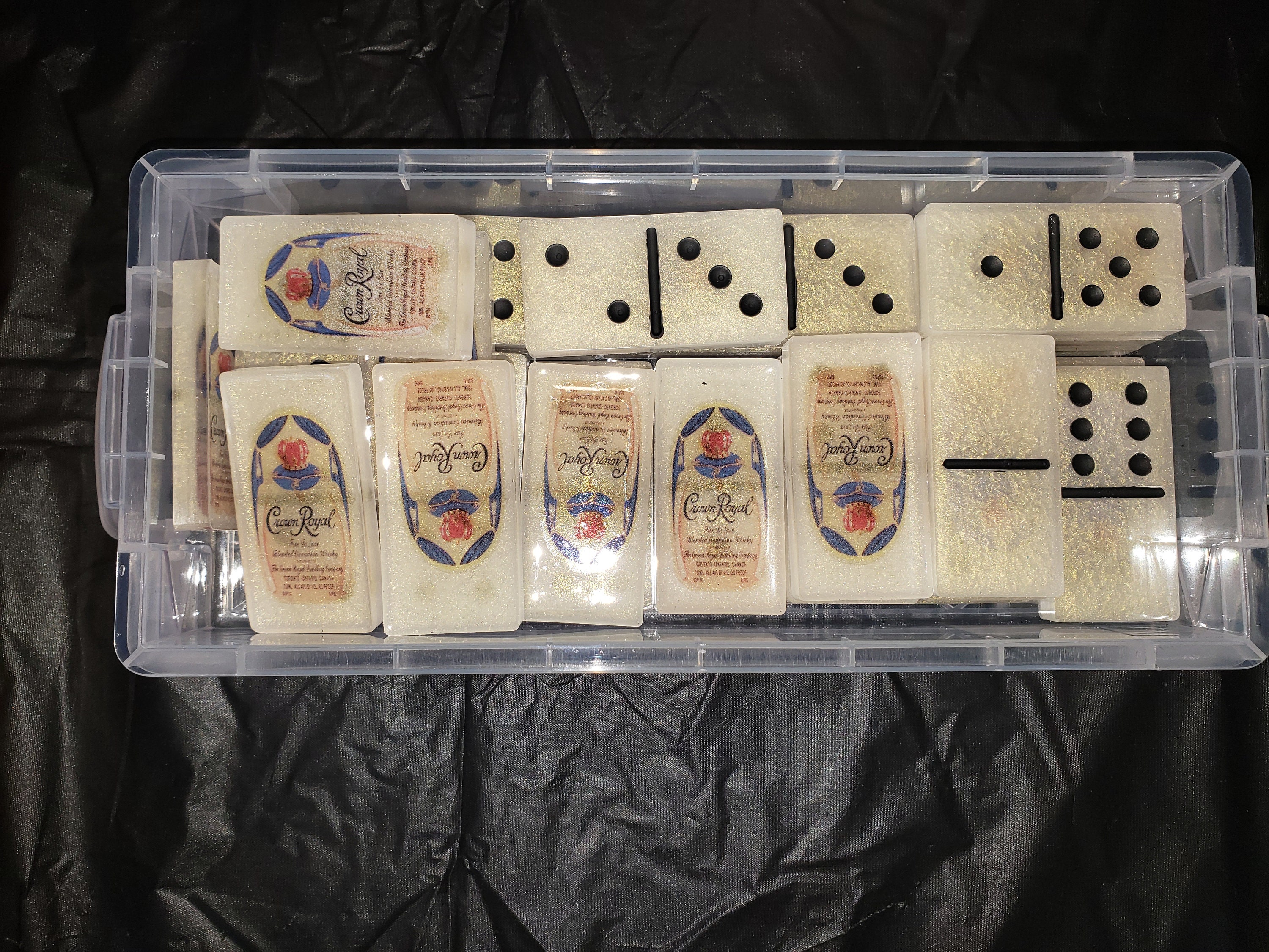 Crown Royal Themed Domino Set, Custom Domino Set - Etsy