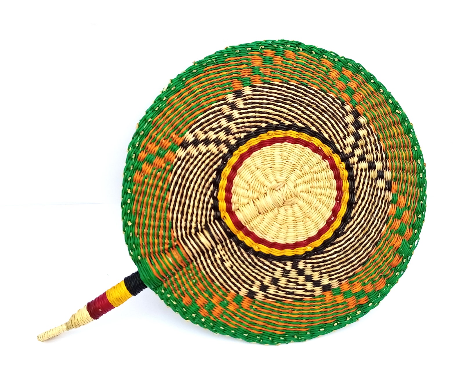 Handmade Artisanal Fan From Ghana large Size - Etsy UK