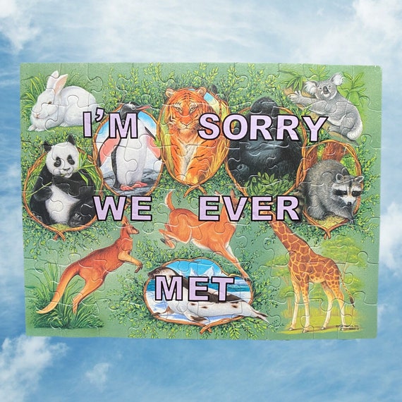I'm Sorry We Ever Met | Etsy