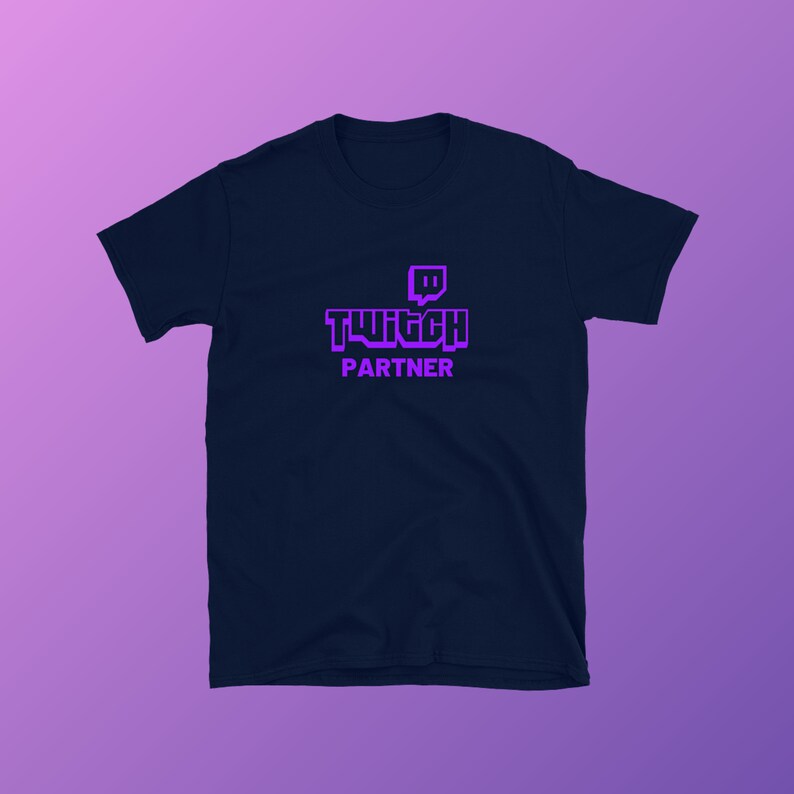 Twitch Partner Logo Unisex T-Shirt Twitch Streamer Geschenk | Etsy