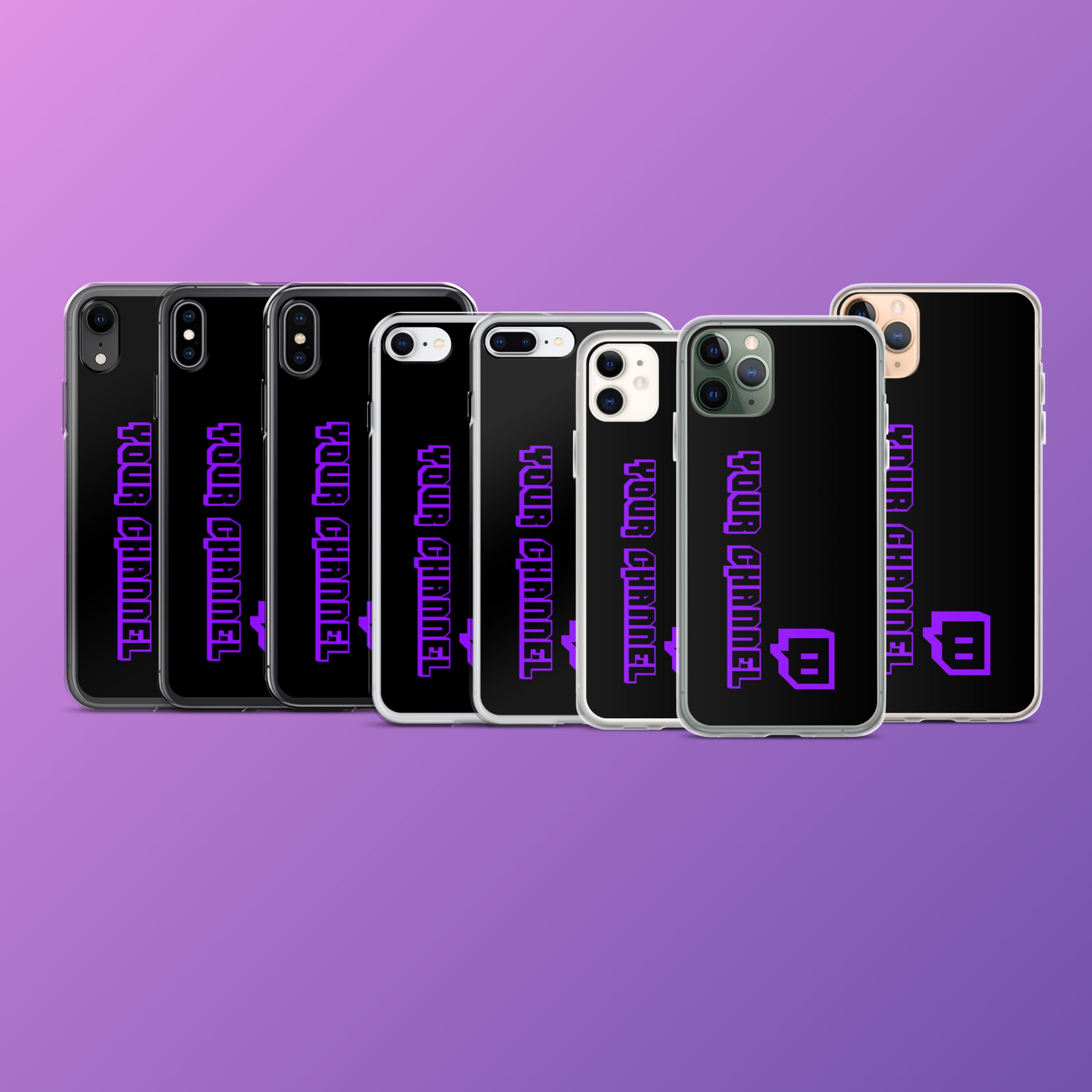 Custom Twitch Iphone Case Username Your Channel Logo | Etsy
