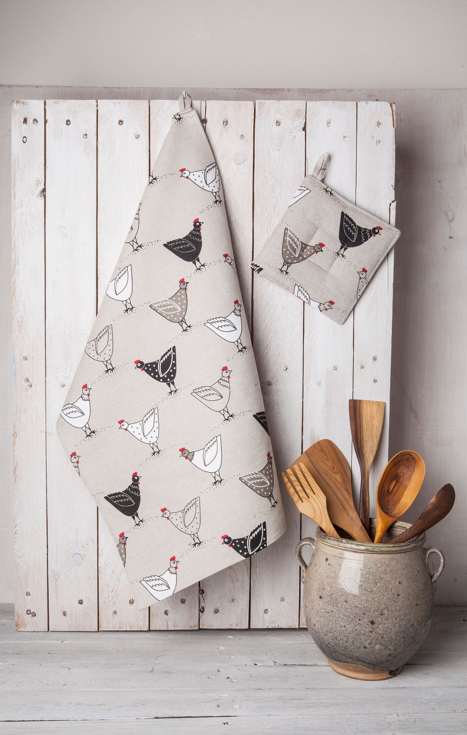 Linen/cotton Kitchen Towels, Chicken Tea Towels, Farm House Kitchen - Etsy