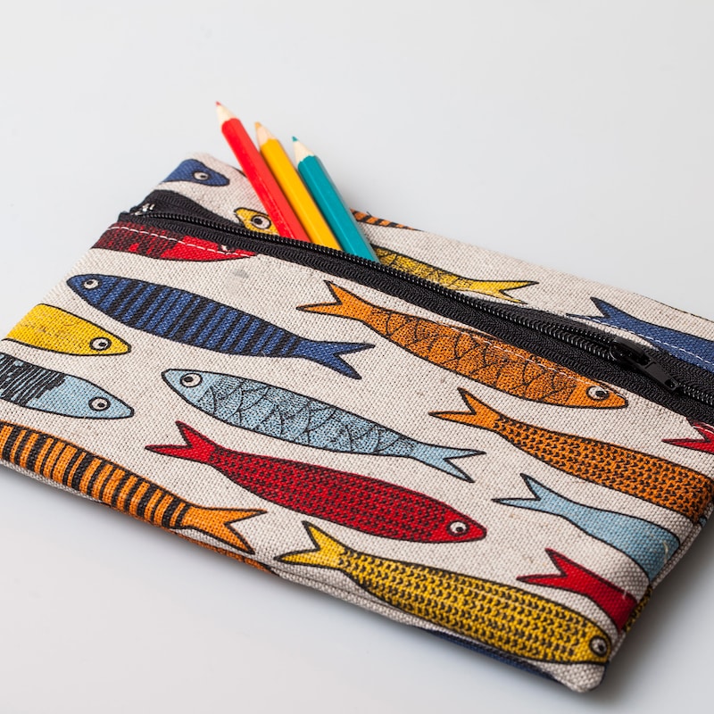 Fish Pencil Pouches - Etsy