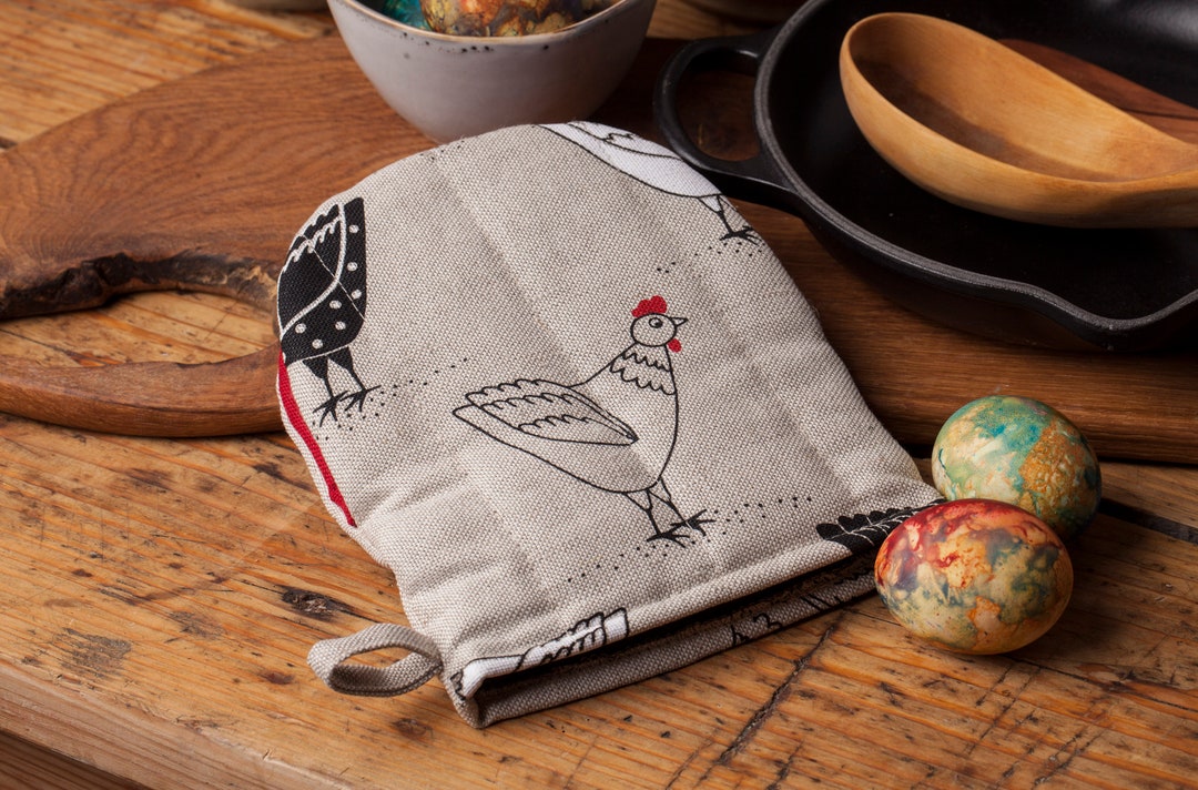 Kitchen Glove, Chicken Design, Farm House Kitchen, Christmas Gift, Gift ...