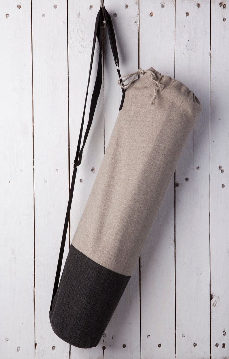 Linen Yoga Bag Pack Yoga Mat Holder Yoga Gym Bag With Sling | Etsy