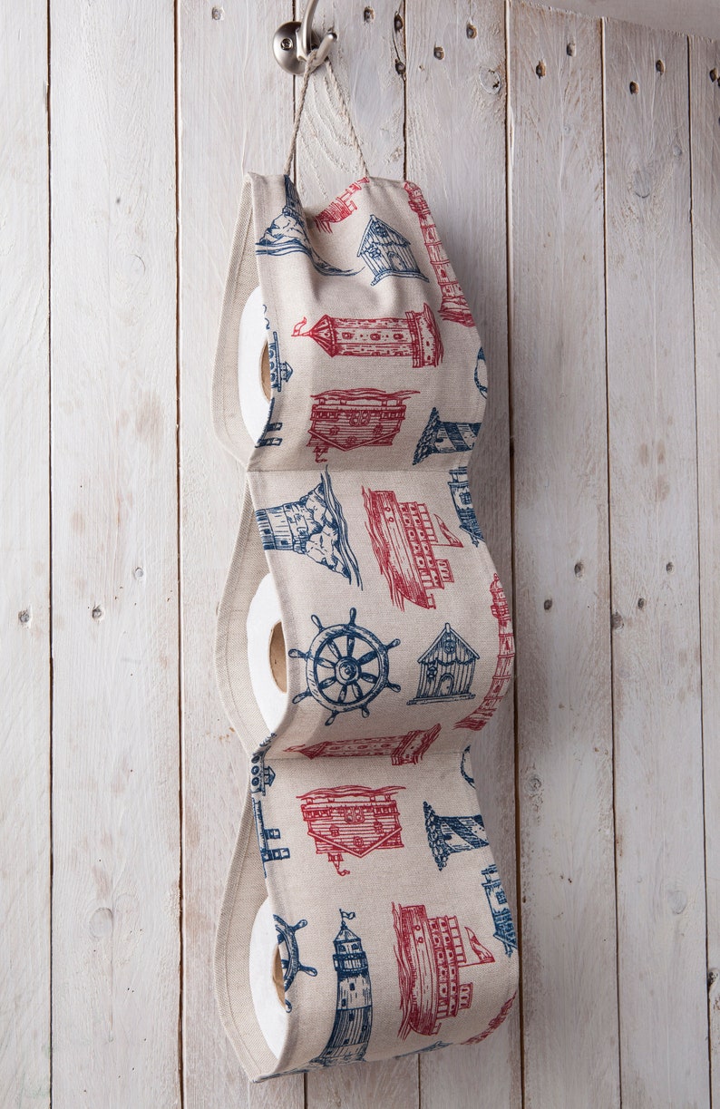 Toilet Paper Holder, Bathroom Decor, Small Bath Organizer, Storage ...